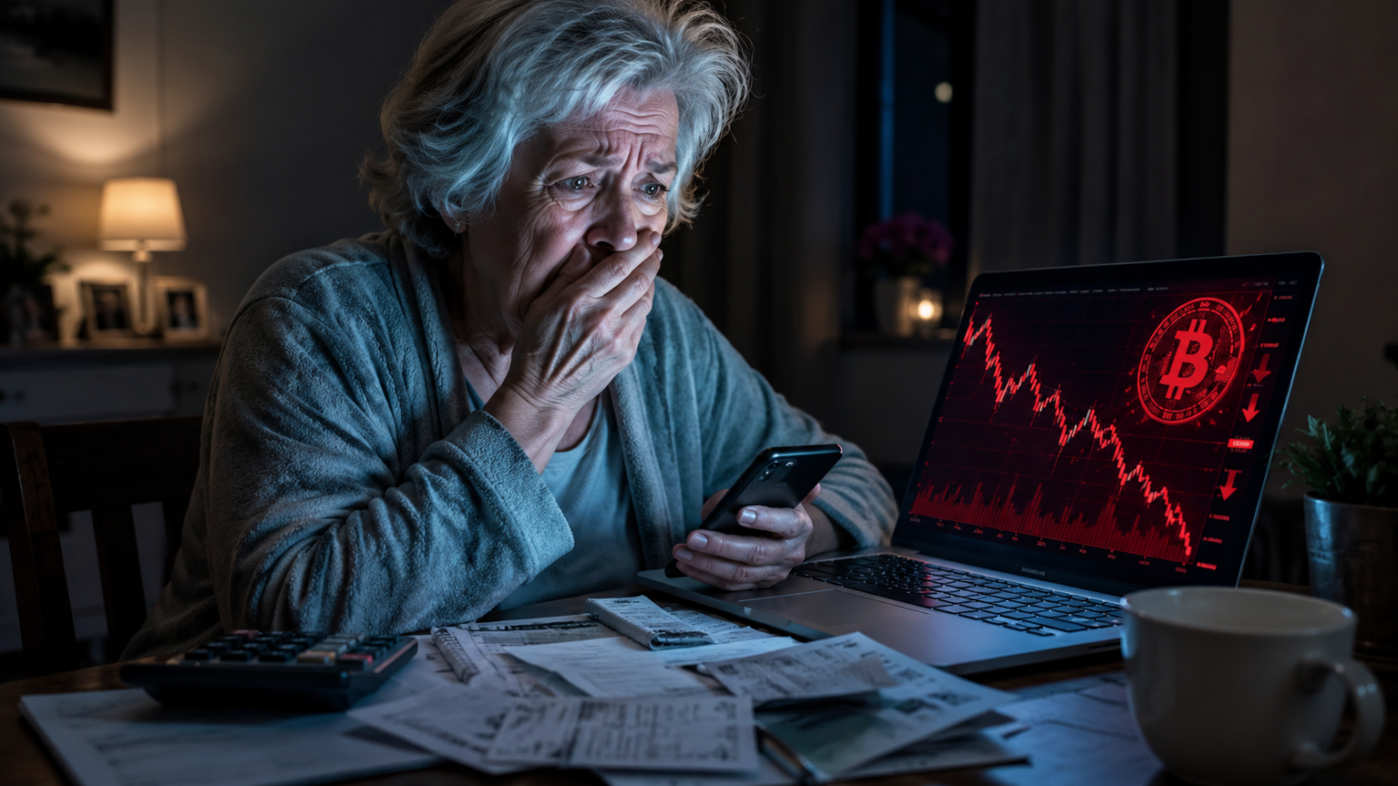 Elderly Woman Loses £250K in Cryptocurrency Scam