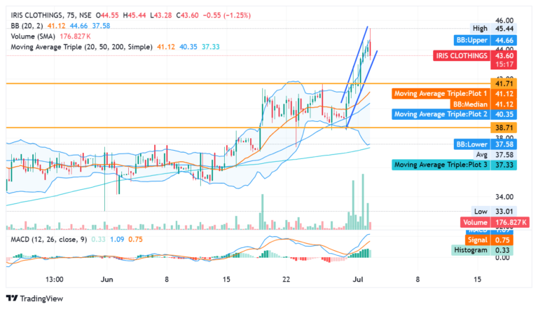 Why Iris Clothings Stock Suddenly Hit 52 Week High